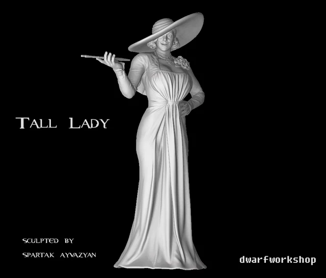 LADY DIMITRESCU RESIDENT Evil fanart miniature for DnD|Zombicide|3d ...