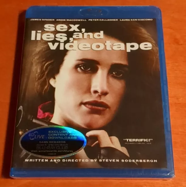 Sex Lies And Videotape Blu Ray James Spader Andie Macdowell Steven