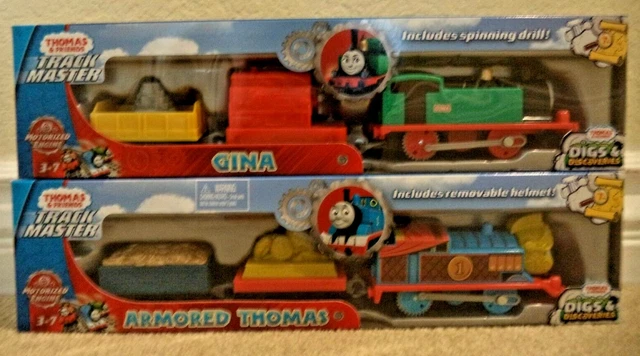 THOMAS & FRIENDS Trackmaster Armored Thomas & Gina *New* £29.58 ...