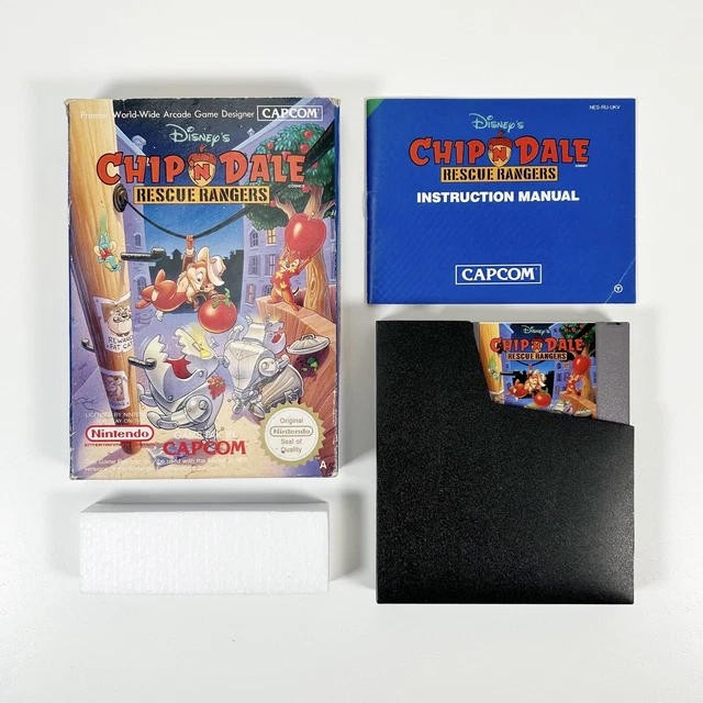 NINTENDO NES CHIP N' DALE RESCUE RANGERS Game & Instruction Booklet ...