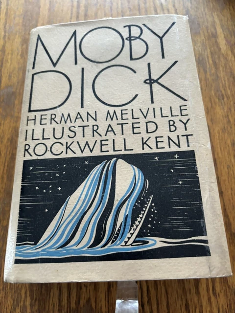 MOBY DICK HERMAN Melville 1982 Rockwell Kent Illustrated Book - Read ...