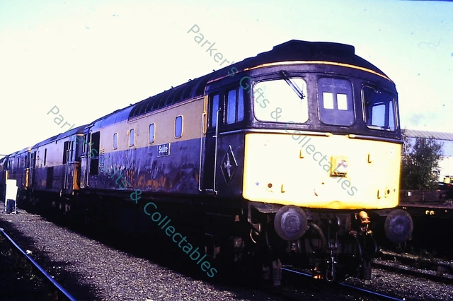 ORIGINAL 35MM RAILWAY Slide Diesel Electric Locomotive 33026 (RB52) £2. ...