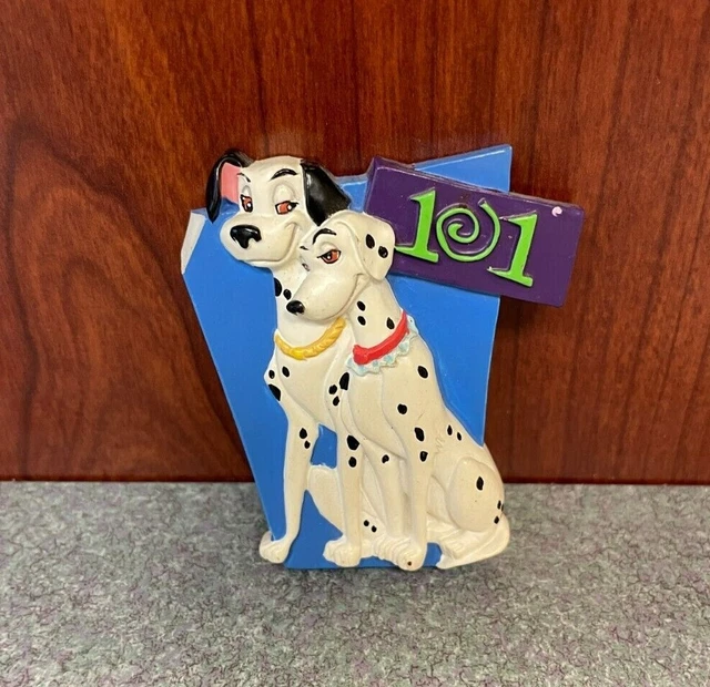 DISNEY 101 DALMATIANS 2.5" Ceramic Fridge Magnet Pongo Puppy Dogs Spots ...