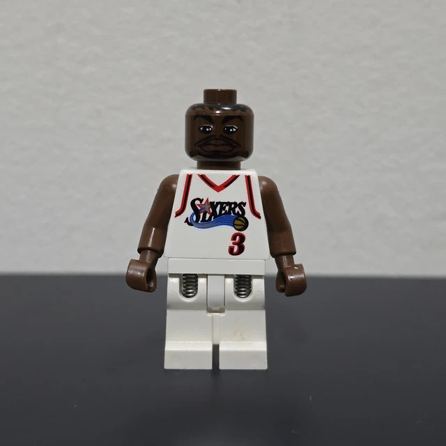 LEGO NBA037 ALLEN Iverson Philadelphia 76ers #3 Basketball Lot F $15.00 ...