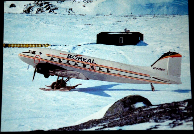 47637 AK AVION Aéroport Mdc Douglas DC-3C C - Fqbc Canada Boréal EUR 6 ...