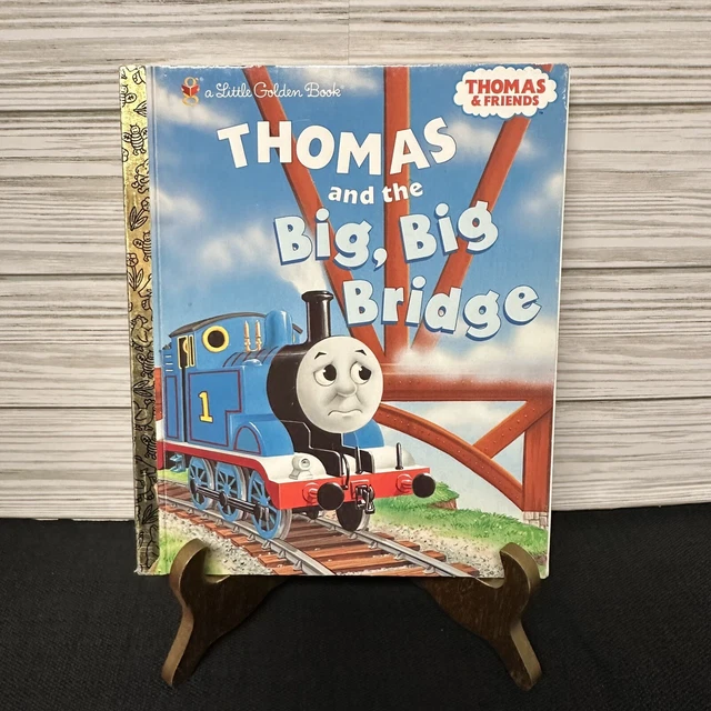 THOMAS AND THE Big Big Bridge Thomas & Friends Little Golden Book VGC ...