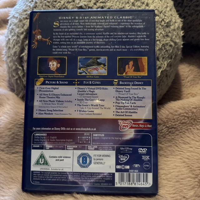 ALADDIN (DVD, 2004) £1.70 - PicClick UK