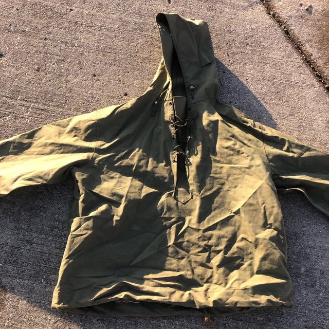 US WWII DECK Jacket WW2 USN Foul Weather Parka Coat US navy Exc Cond ...