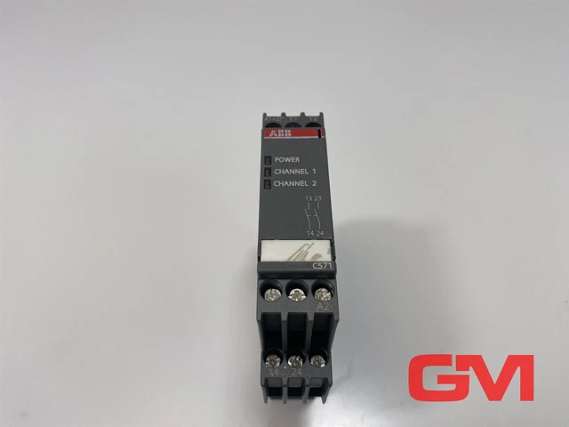 ABB SICHERHEITSRELAIS C571 safety relay 1SAR501020R0003 24V DC 5A ...
