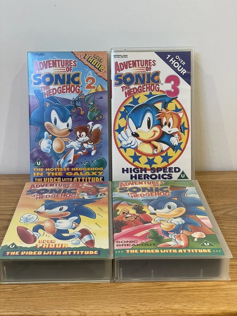 ADVENTURES OF SONIC The Hedgehog 2, 3 Specials | VHS 1993 | Tested ...