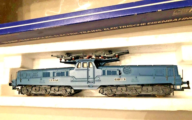 LIMA LOCOMOTIVE CC 14166 bleue HO 1/87 SNCF TBE avec boîte JOUEF rare ...
