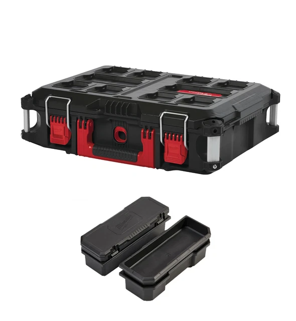 MILWAUKEE PACKOUT - Packout Box 3 & 4pc Insert Compartments ...