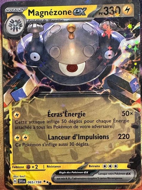 CARTE POKÉMON - Magnézone Ex 065/198 - Ultra Rare - Écarlate Et Violet ...