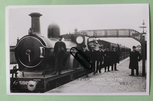BRITISH RAILWAY LOCOMOTIVE Photograph - Tickhill Station First Public ...