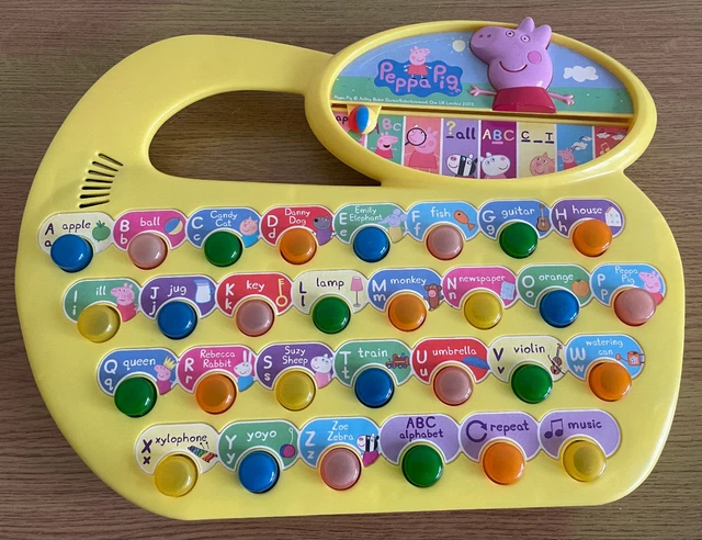 PEPPA PIG FUN Phonics teaches the Alphabet Musical Interactive ...