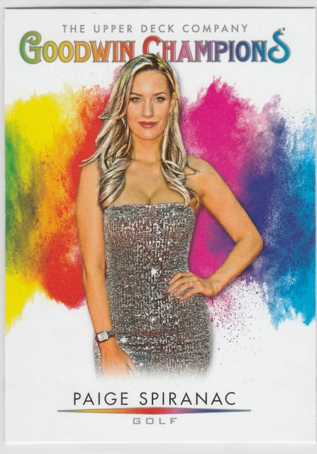 2021 GOODWIN CHAMPIONS PAIGE SPIRANAC Splash of Color #112 Rookie Card ...