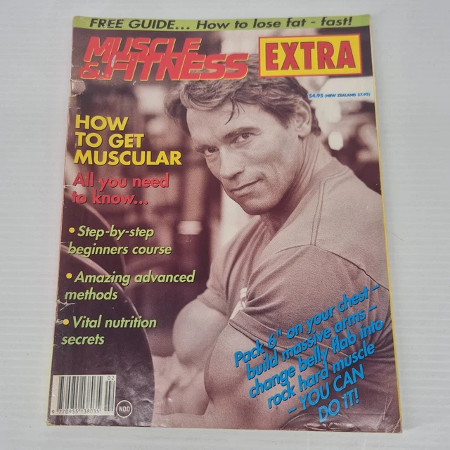 ARNOLD SCHWARZENEGGER MUSCLE & Fitness Magazine 90s Bodybuilding $79.99 ...
