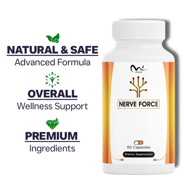 (1 PACK) NERVE Force Neuropathy Capsules, NerveForce for Memory ...
