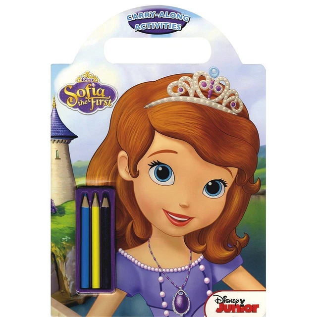 DISNEY JUNIOR SOFIA THE FIRST Carry Along Activities Puzzles, Mazes ...