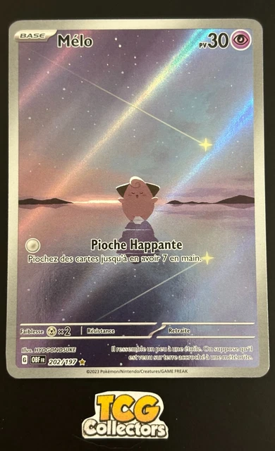 CARTE POKÉMON - Mélo AR 202/197 - ALT RARE - EV3 OBF - NEUVE - FR EUR ...