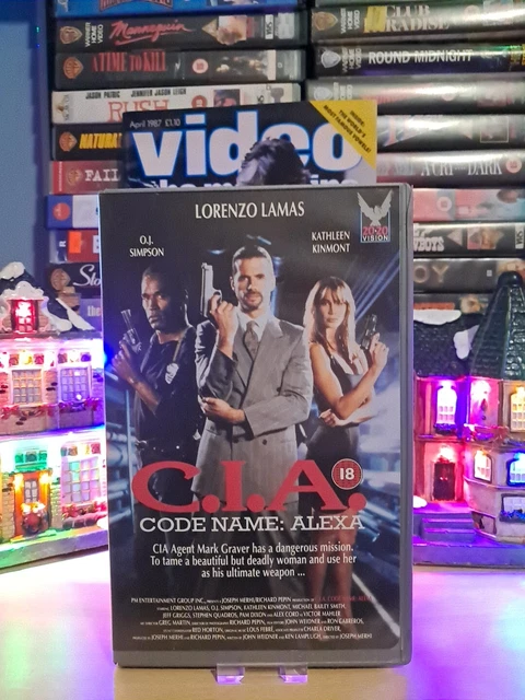 C.I.A. CODE NAME Alexa -20/20 Vision Big Box Vhs -Lorenzo Lamas ...