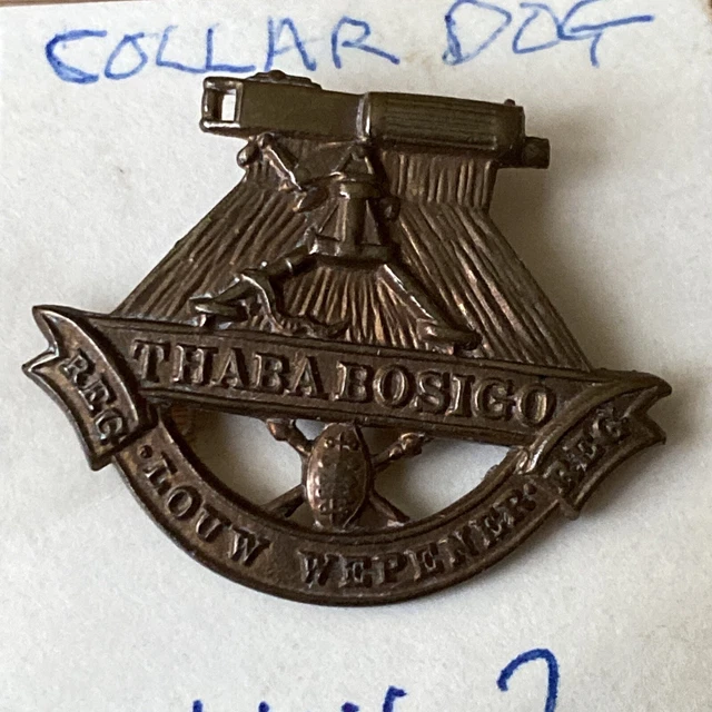 WW2 SOUTH AFRICAN Regt Lowu Wepener Machine Gun Unit Badge Rare £19.99 ...