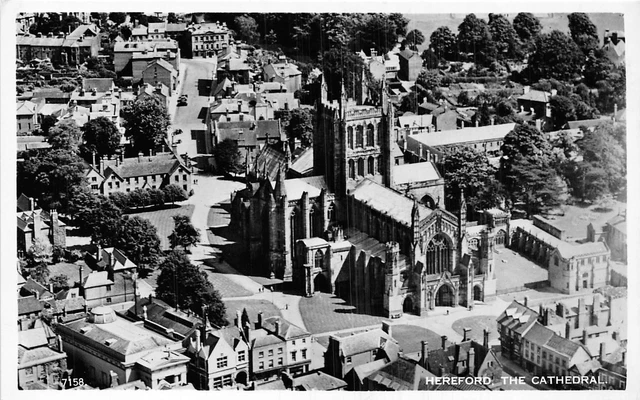 CARTE POSTALE HEREFORD The Cathedral Air View RP EUR 7,94 - PicClick FR