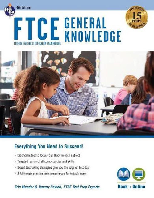 FTCE GENERAL KNOWLEDGE 4th Ed., Book + Online by Tammy Powell (English ...
