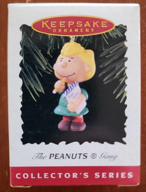 NOS PEANUTS GANG Sally 4th in 1996 Series Christmas Hallmark Keepsake ...