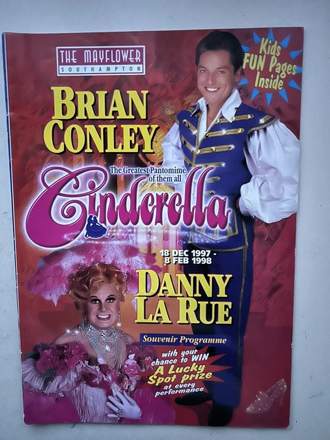 CINDERELLA THEATRE LARGE Panto / Pantomime Programme DANNY LA RUE £9.19 ...