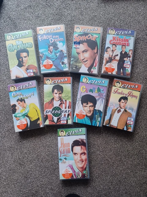 ELVIS PRESLEY COMMEMORATIVE VHS Collection. , £25.00 - PicClick UK