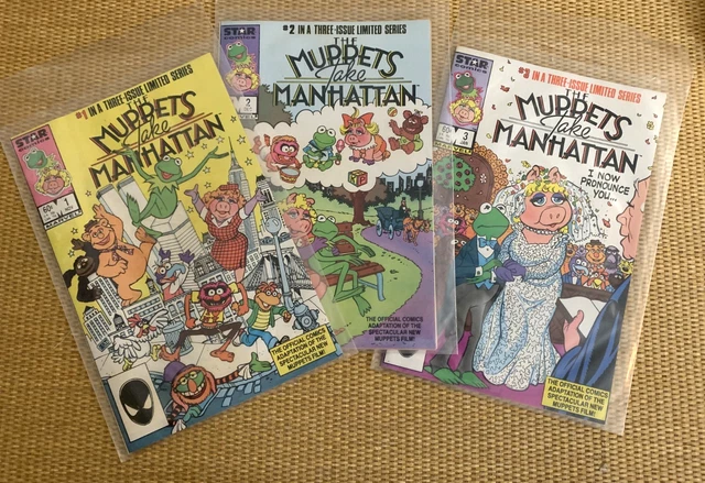 1984 MUPPETS TAKE MANHATTAN Comic Books Complete Set. 1,2 And 3 Marvel ...