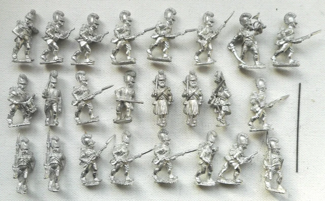 24 28MM BAVARIAN Napoleonic Infantry. Front Rank Miniatures Metal ...