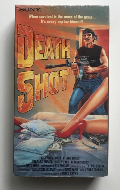 DEATH SHOT VHS Sony Slipcase 70s B-Grade Action B-Movie 1973 NTSC $34. ...