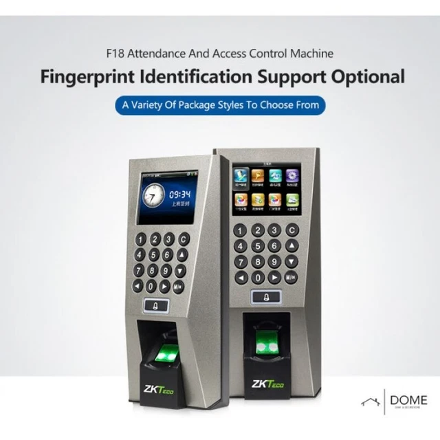 IDOME BIOMETRIC FINGERPRINT Access Control Time Attendance Machine ID ...