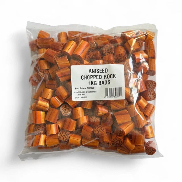 ANISEED CHOPPED ROCK Pieces Handmade Uk British Traditional Candy ...