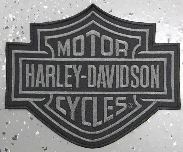 HARLEY DAVIDSON BLACK Bar & Shield "Large” Patch “Ships International” EUR 21,62 - PicClick FR