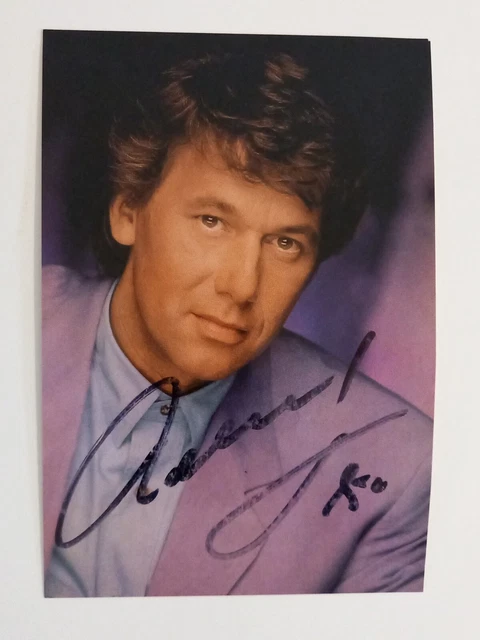 ROLAND KAISER - - original Autogramm - ca. 15x10cm - Autogrammkarte EUR ...