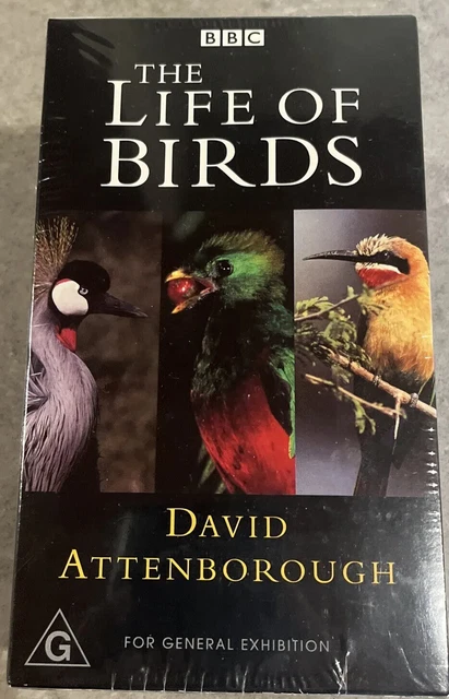 THE LIFE OF Birds BBC VHS Box Set David Attenborough Sealed G 1998 ( 3 ...