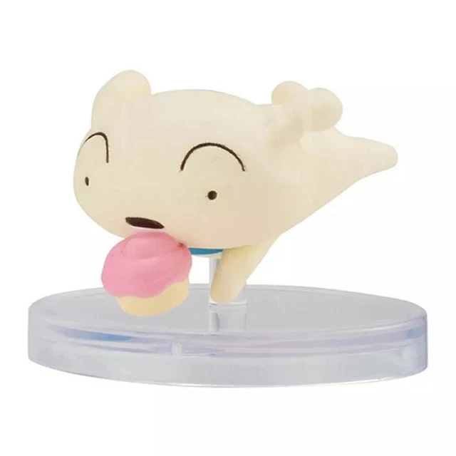 FIGURINE SHIRO CRAYON Shinchan x Sanrio Collab Mini Figure Japan ...