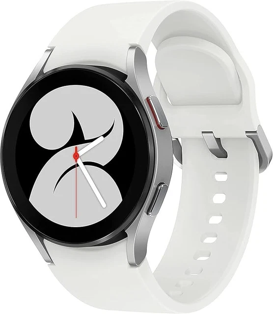 SAMSUNG GALAXY WATCH4 SM-R860 40mm Bluetooth Smartwatch Aluminium white ...