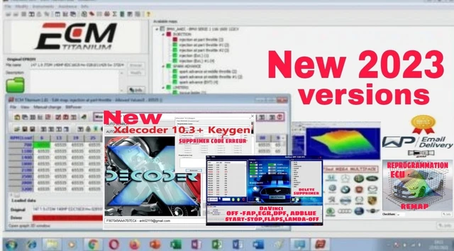 MEGA PACK ECM Titanium FULL Drivers+65K -XDECODER-DaVinci Chip Tuning ...
