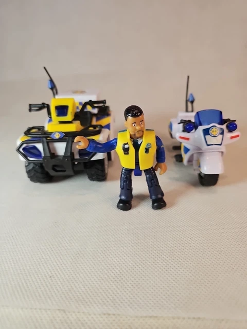 CBEEBIES FIREMAN SAM Bikes And Figure Toy Bundle £17.50 - PicClick UK