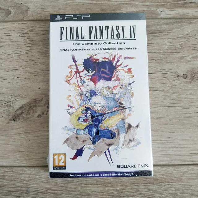 FINAL FANTASY IV PSP The Complete Collection French Box NEW & Sealed ...