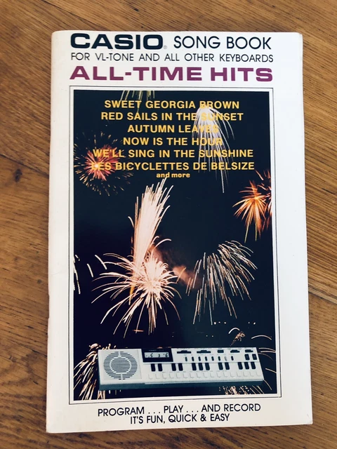 CASIO SONG BOOK All Time Hits MCA-VL1-OU VL-Tone Electronic Keyboard ...