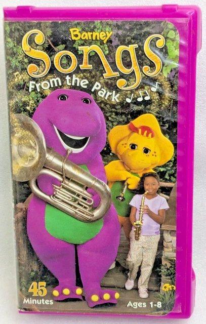 BARNEY SONGS FROM The Park (VHS, 2003, HiT Entertainment, Bullet Case ...