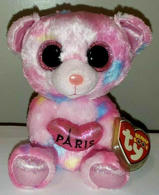 TY BEANIE BOOS Set - PARIS The Bears (BOTH VERSIONS) - EXCLUSIVES - NEW ...