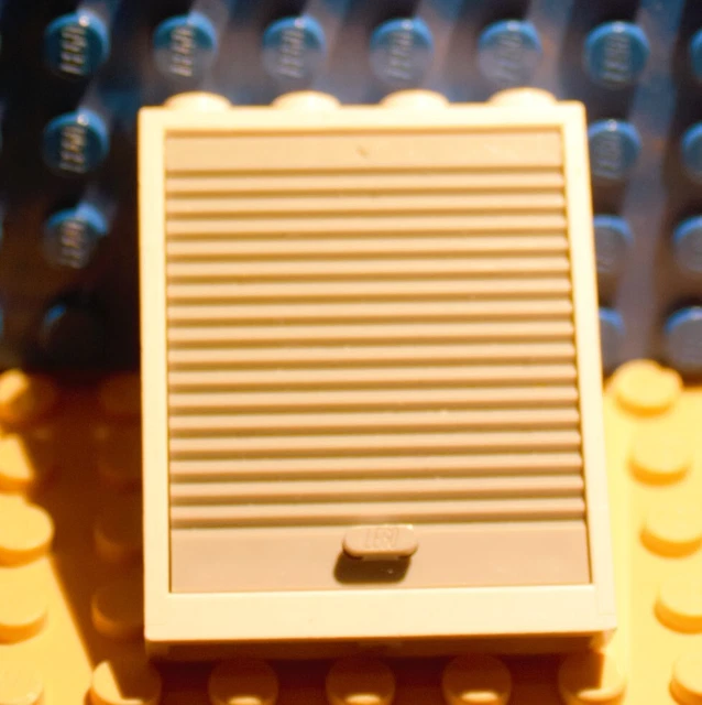 LEGO GATE WITH Roller Door Window Frame Blind 6154 6155 White/Grey £2. ...