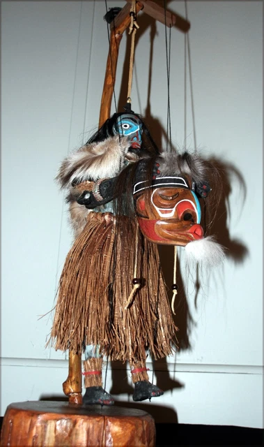 NWC TSIMSHIAN POTLATCH dance puppet by Reynold Collins $300.00 ...