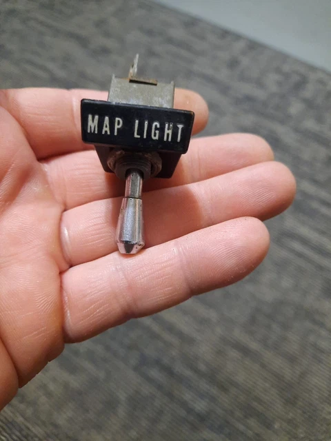 VINTAGE 1967-1972 Mopar MAP Light Switch And Bezel Plymouth Dodge 1970 ...